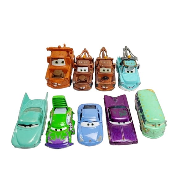 Disney-Pixar | Toys | Disney Pixar Lot Of 9 Cars 8 Diecast Plastic ...